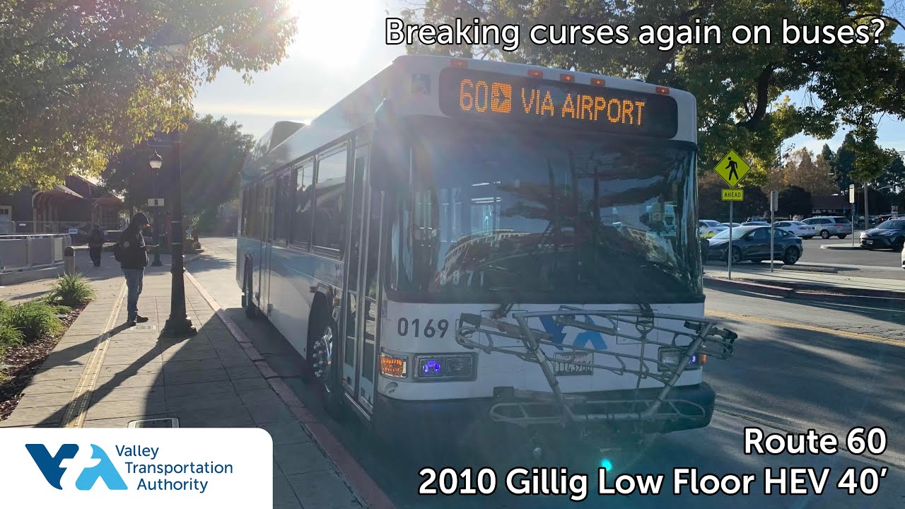 VTA 0169 on Route 60 - 2010 Gillig Low Floor Hybrid 40’ - YouTube