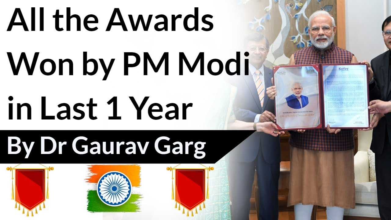 All the awards won by PM Narendra Modi in Last 1 year - Impact ...