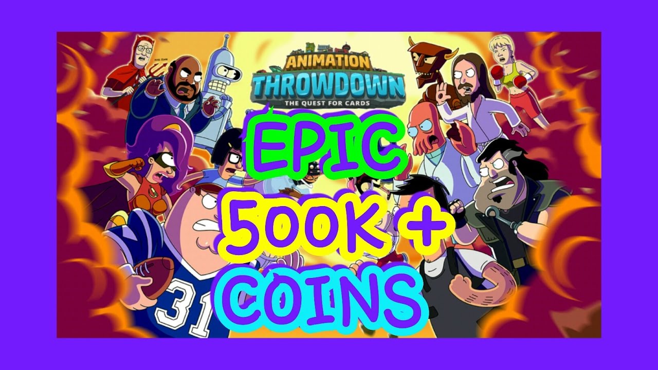 EP 165 EPIC 500K Coins Pack Opening live stream Animation Throwdown The Quest For Cards - YouTube