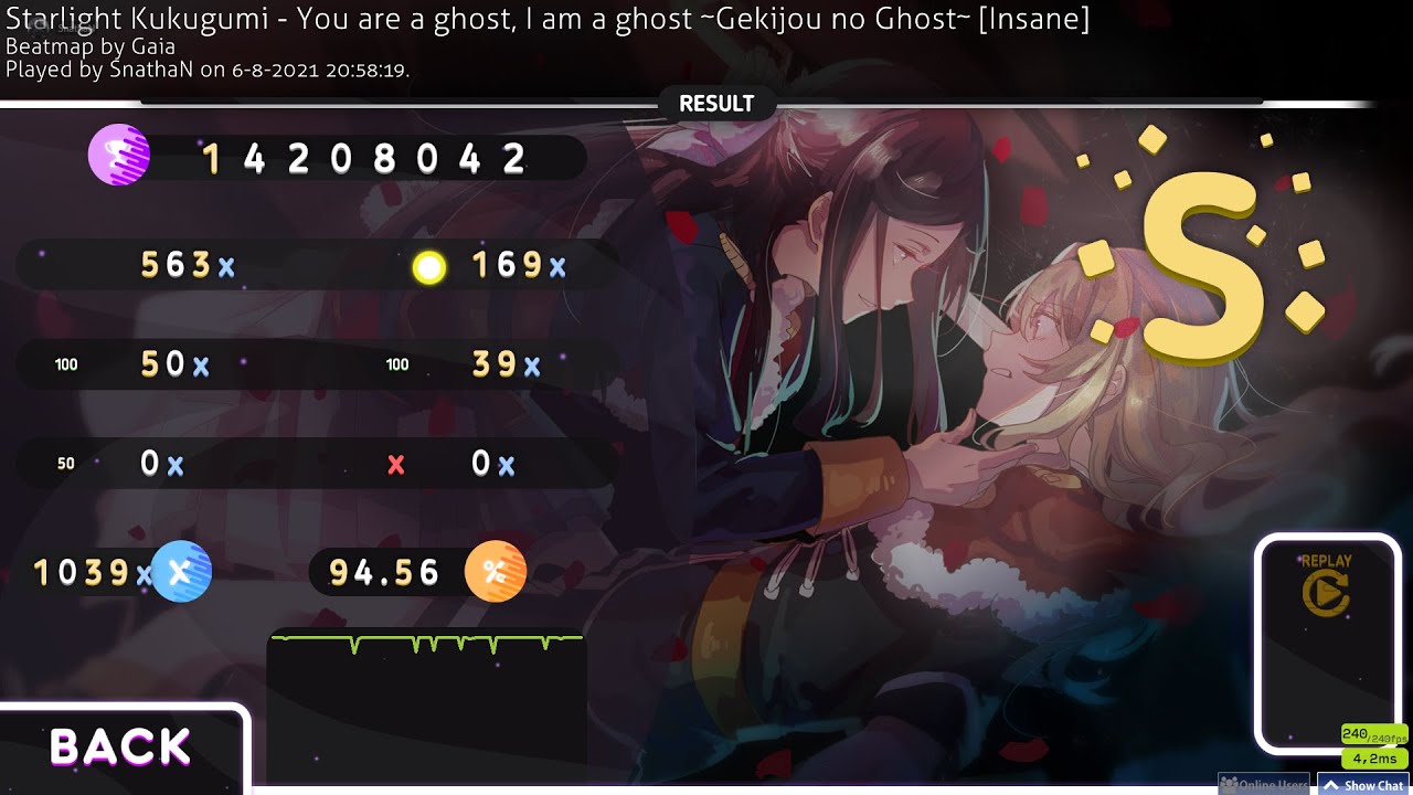 Osu! You are a ghost i am a ghost (insane) FC - YouTube