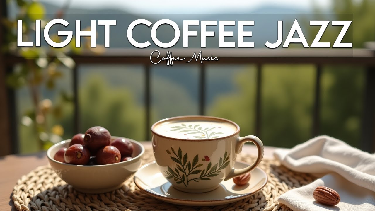 Light Coffee Jazz ☕ Gentle Cafe Vibes for Study Calm, Relaxing Work and ...