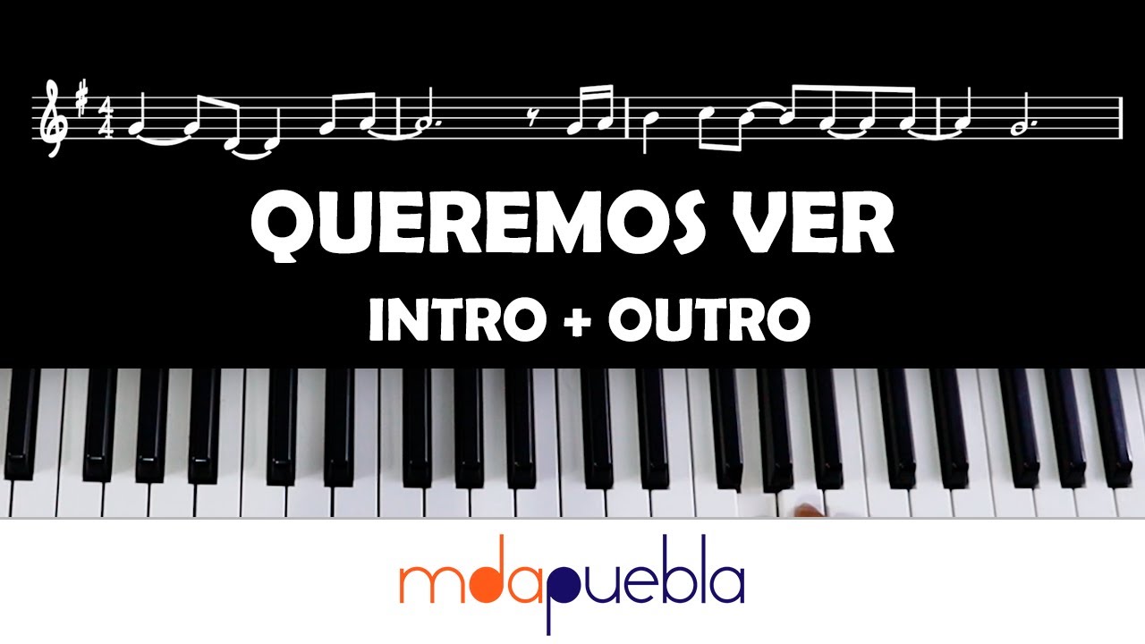 Queremos ver | Tutorial SECCIÓN METALES | Intro + Outro en partitura ...