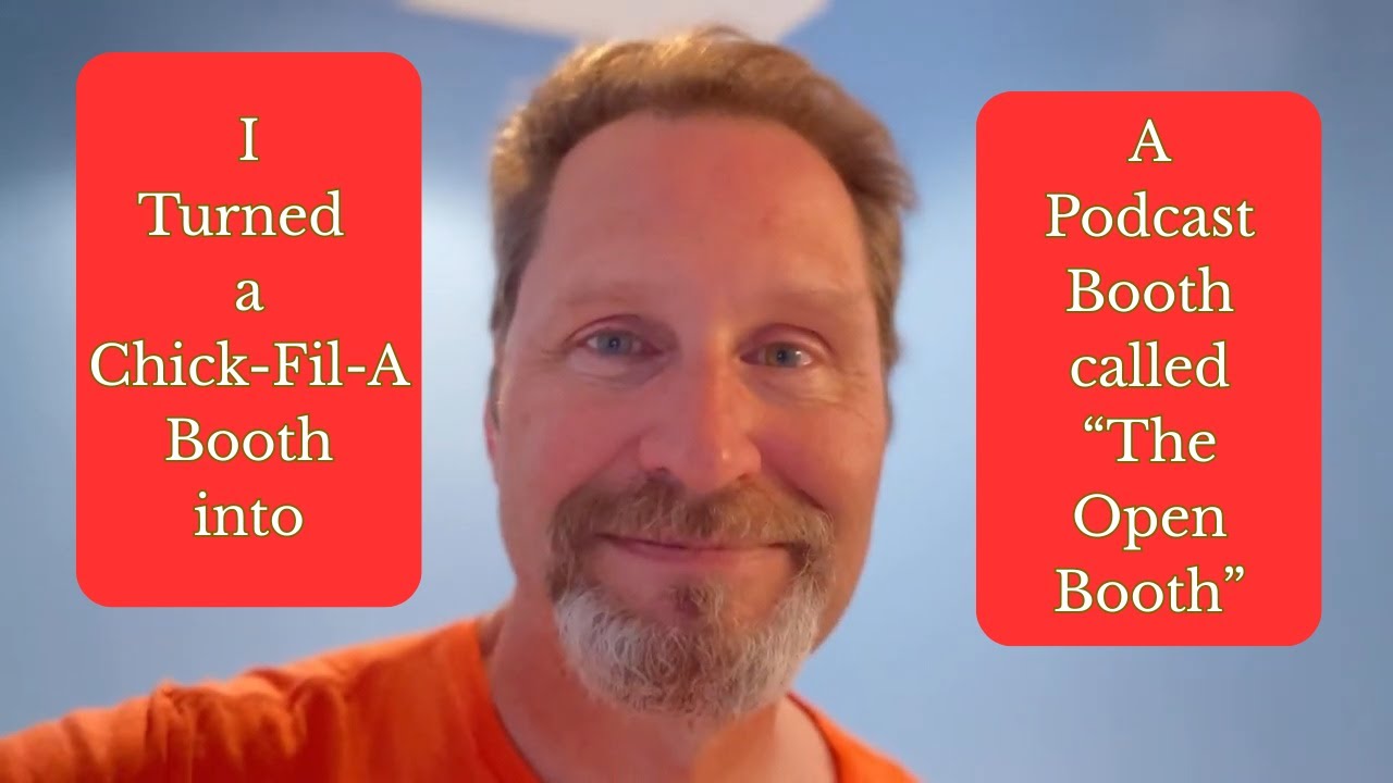 How I Turned a Chick-fil-A Booth Into a Podcast Studio! - YouTube