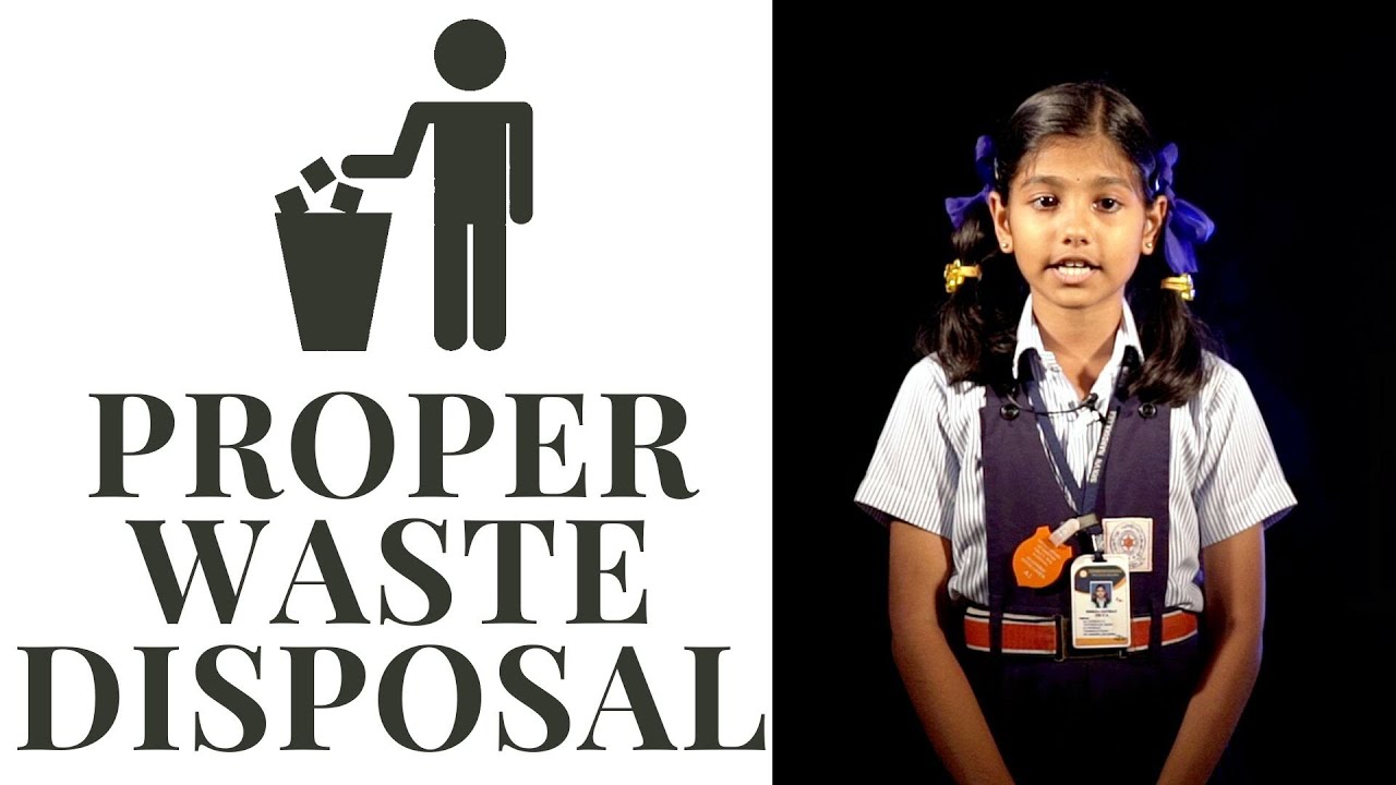 Proper Waste Disposal | Speech by Shika Sathyan | Sreerama Krishna ...