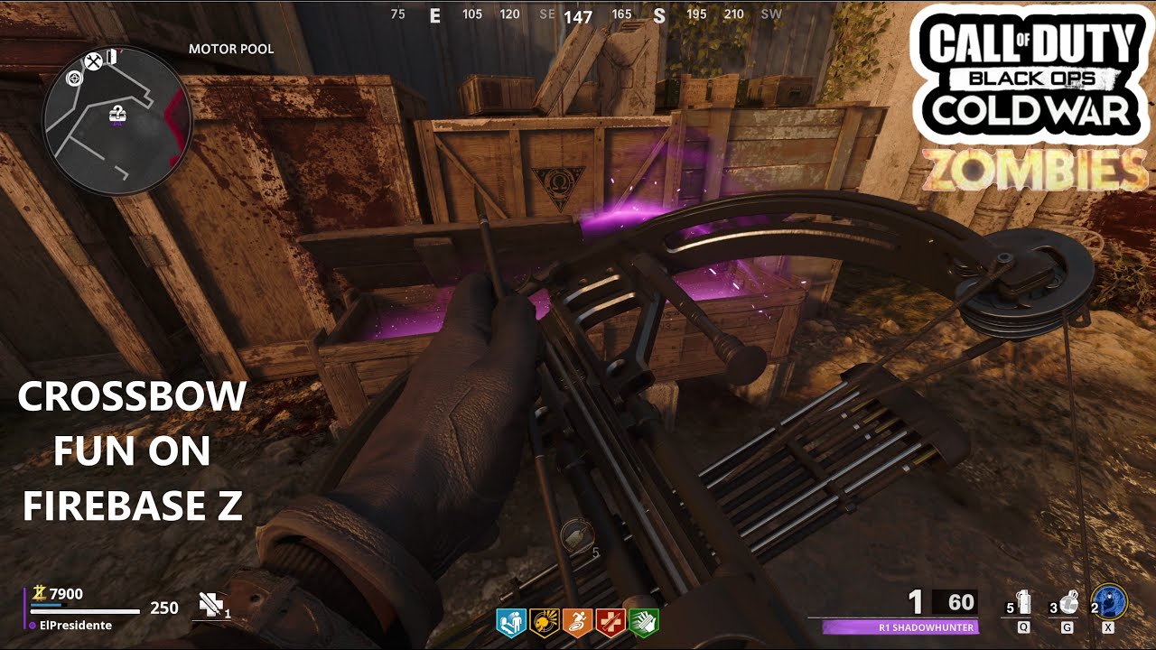 Black Ops Cold War Zombies Crossbow fun!!! - YouTube