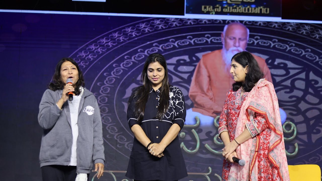 Dhyan Bengal Masters Sheela Ji, Sonia Ji & Usha Ji share experience at ...