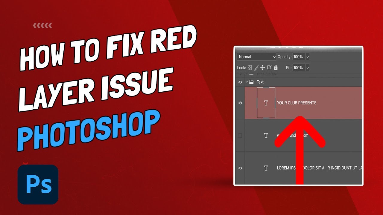 Photoshop Red Layers Solution YouTube Photoshop Red Layers Solution YouTube