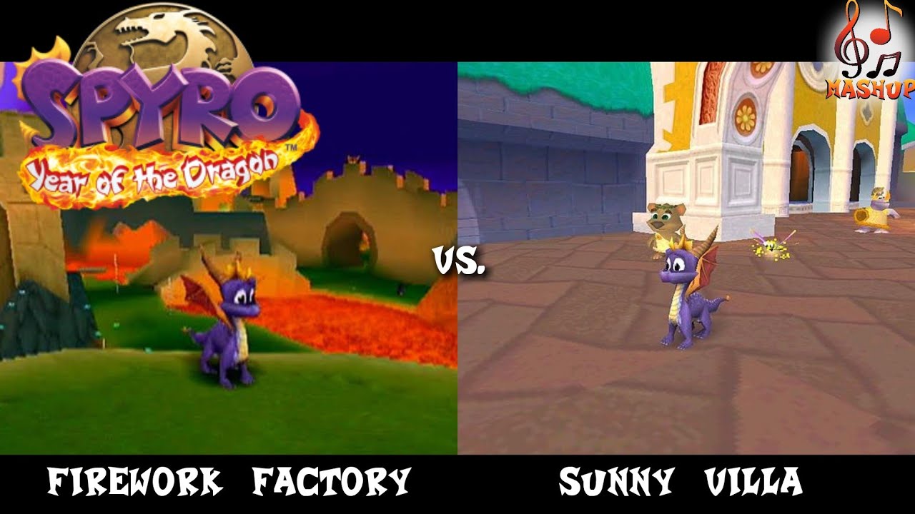 "FIREWORK VILLA" SPYRO 3 YEAR OF THE DRAGON (MASHUP) - YouTube