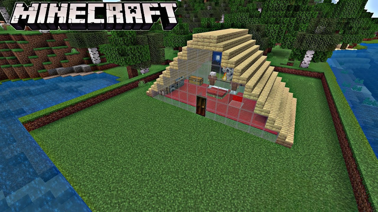 Minecraft | How To Build a Stair Design House🏠 - YouTube