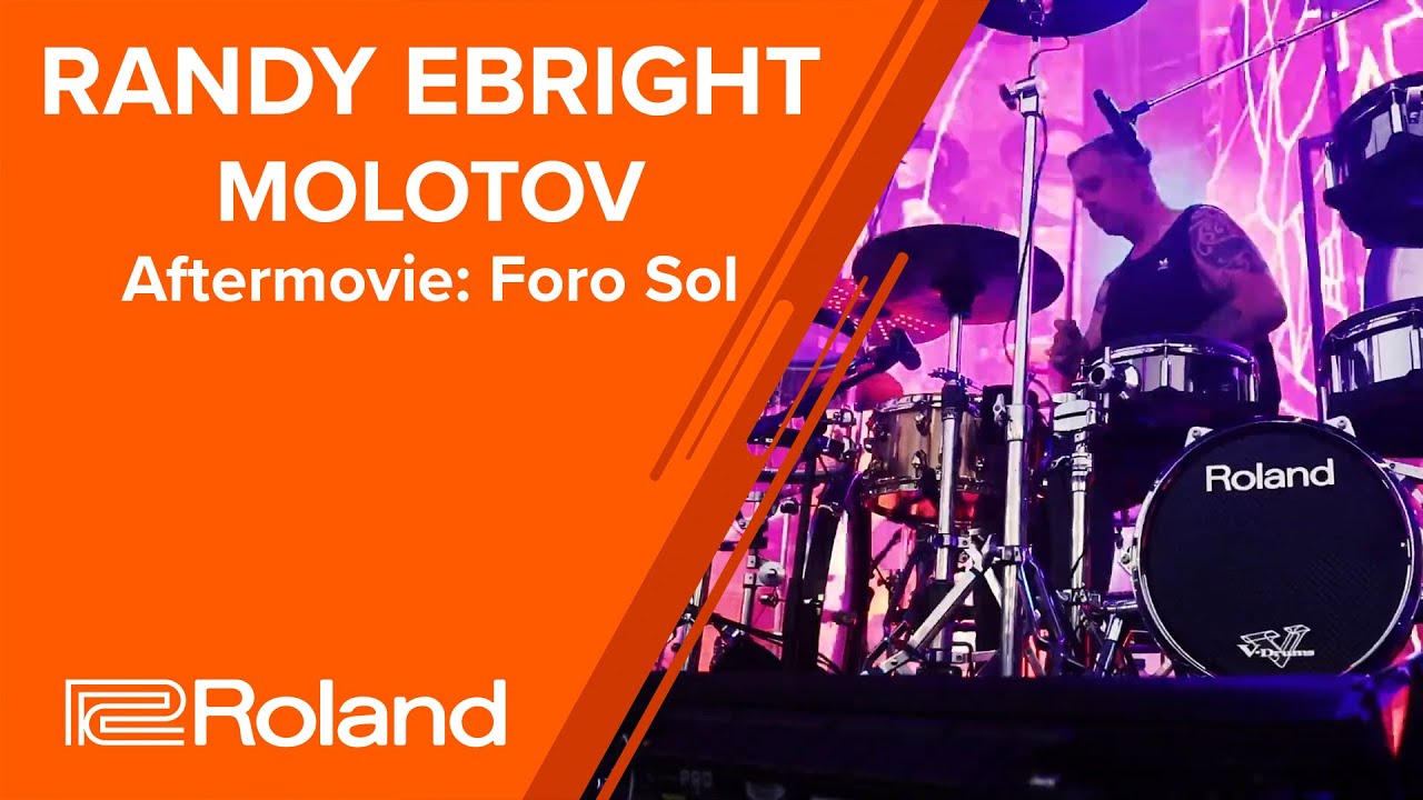 Roland | Randy Ebright de Molotov @ Foro Sol CDMX | Tour # ...