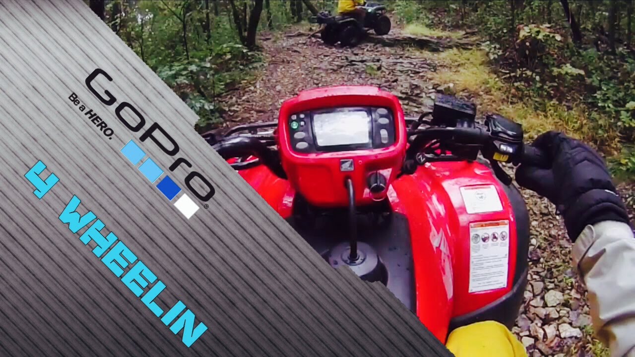 GoPro - ATV Four Wheeling Trails in the Woods -Hero 3 - YouTube