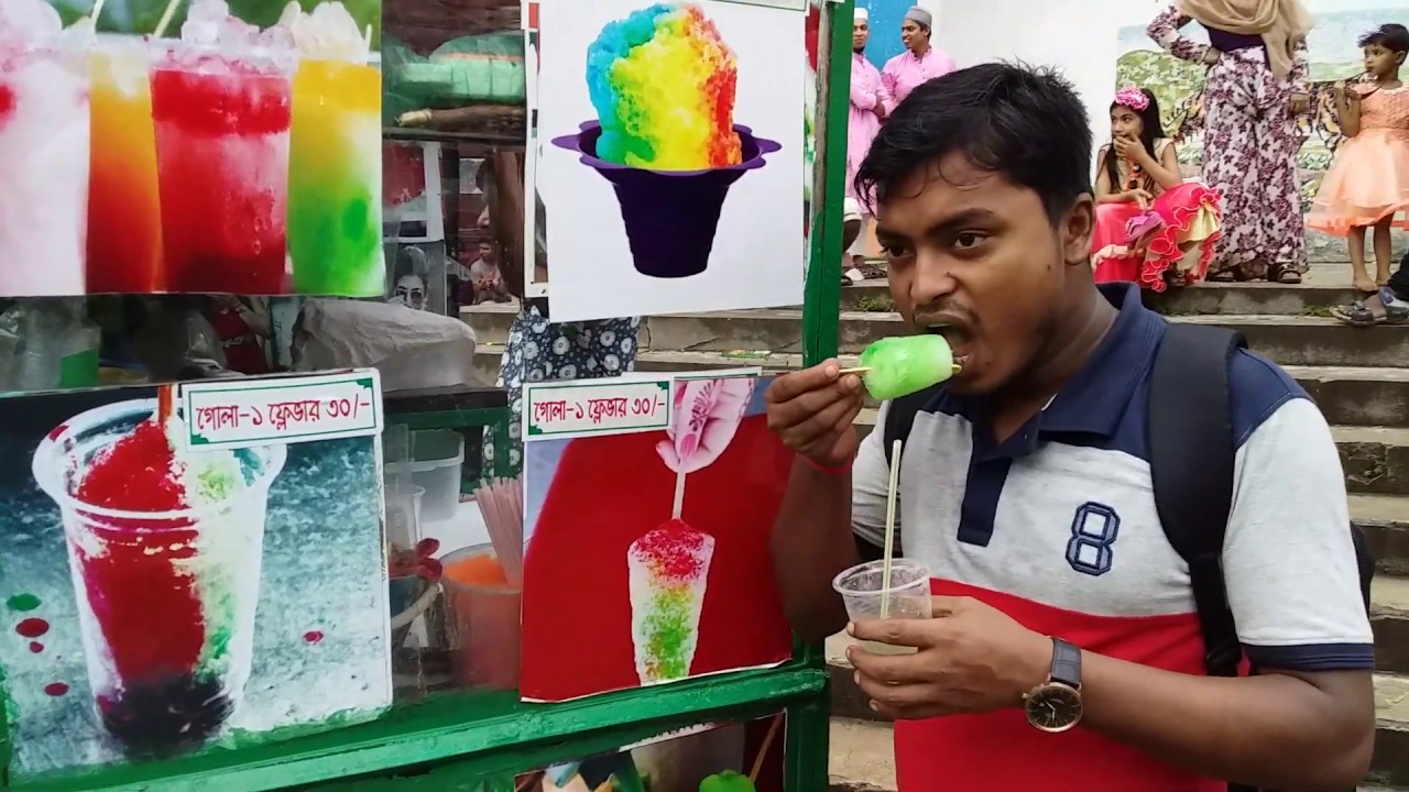Indian Street Food Gola Ice Cream # Ice Gola Recipe # গোলা আইসক্রিম ...