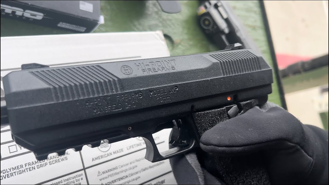 First shots with the Hi-Point JXP10 (YEET CANNON) - YouTube