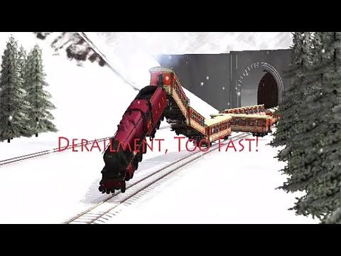 Train Sim Using LMS Stanier Class 8F Got Derailment In Snow Metropolis ...