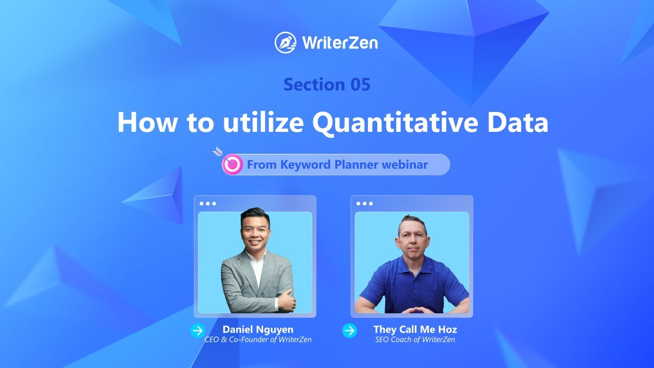Section 05: Key strategies to utilize WriterZen Quantitative Data - YouTube