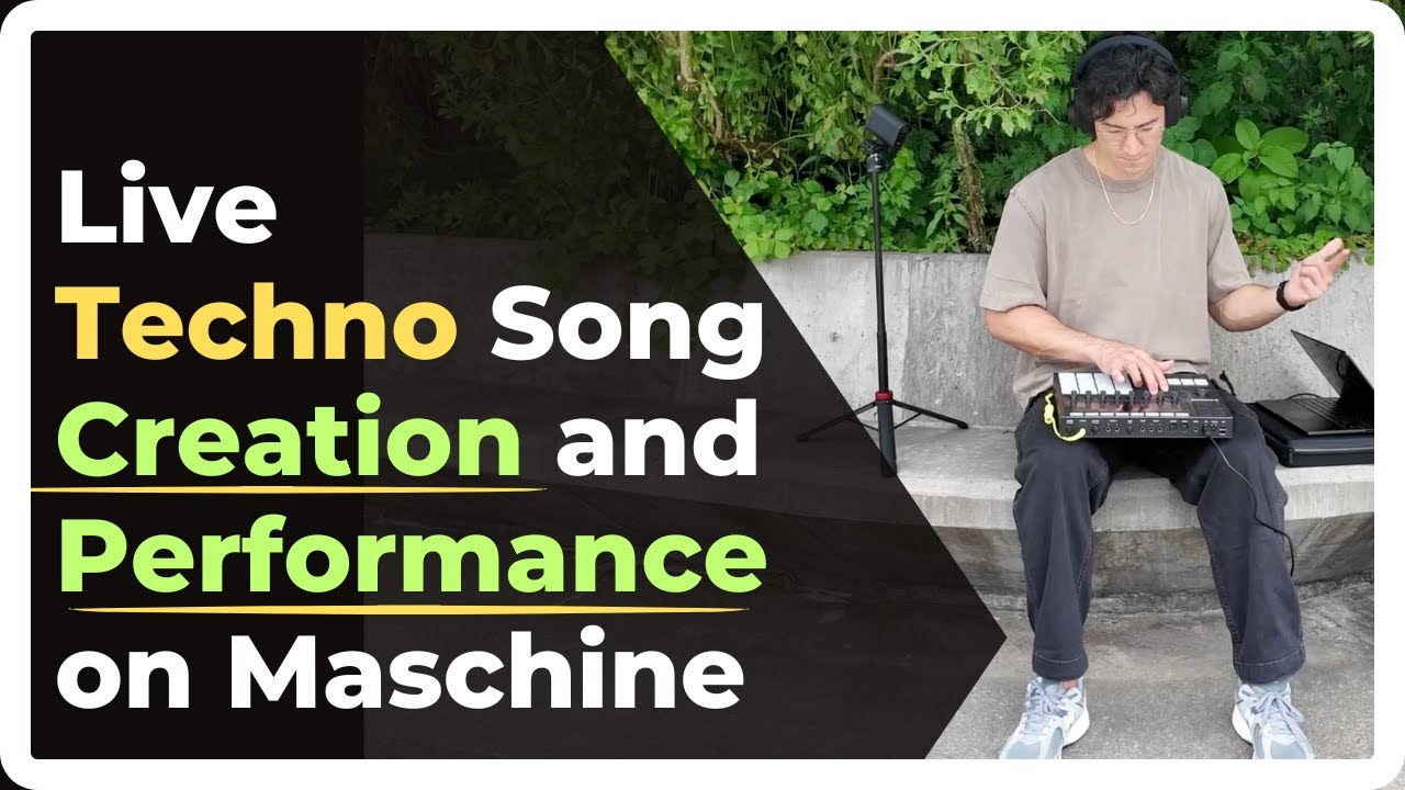 Live Techno Song Creation and Performance on Maschine Plus - YouTube