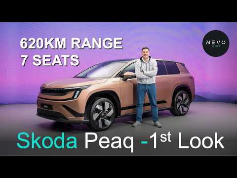 Skoda Peaq 1st Look - Over 600km Electric 7 Seater