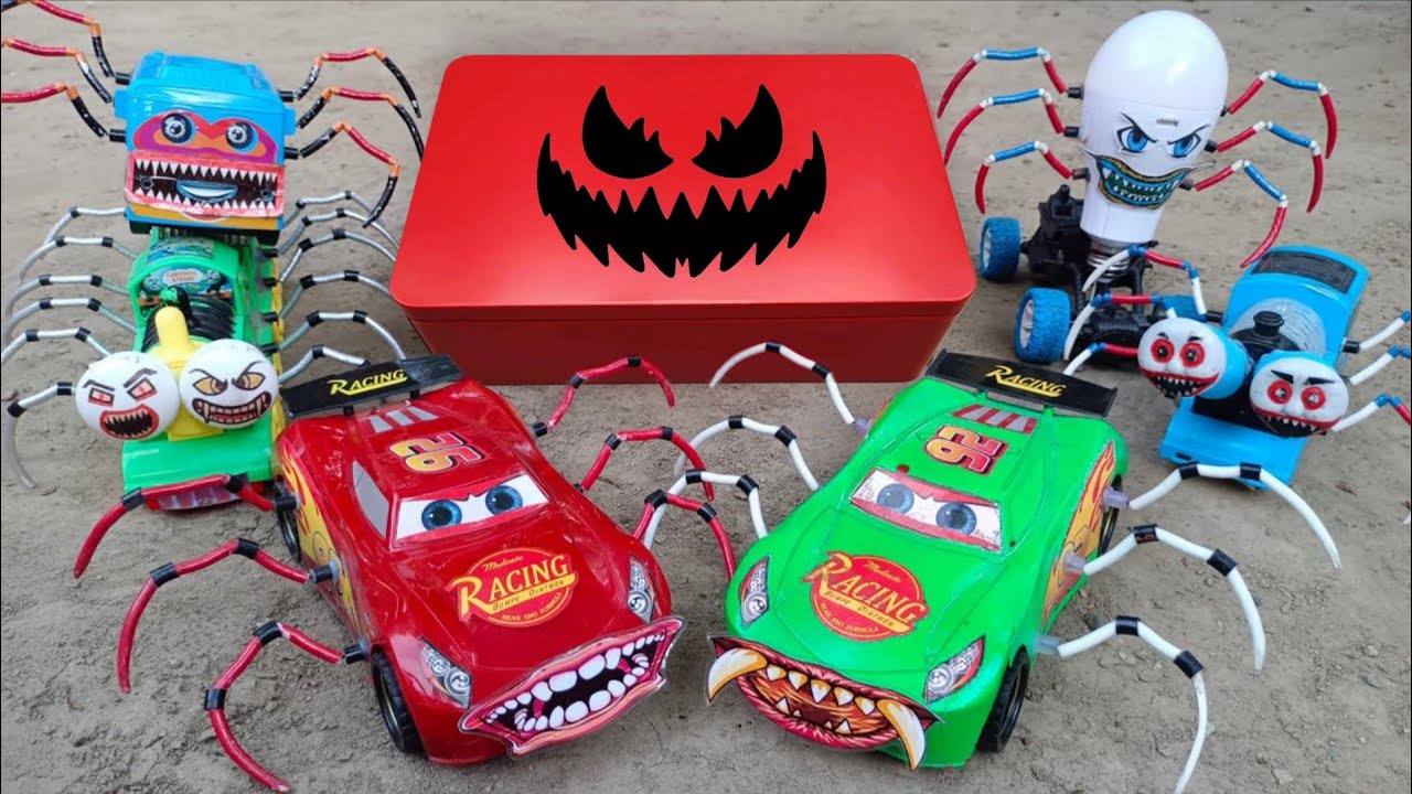 Bermain Kereta Api Hantu Laba-laba, Thomas and the Friends, Mobil Laba ...
