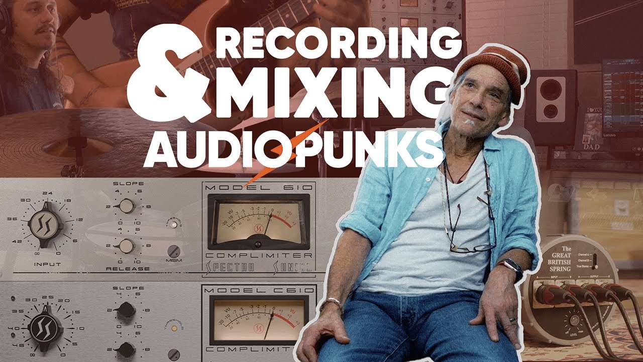 Tchad Blake Records & Mixes drums & guitars using Audiopunks Plugins ...