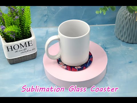 Sublimation Glass Coaster - YouTube