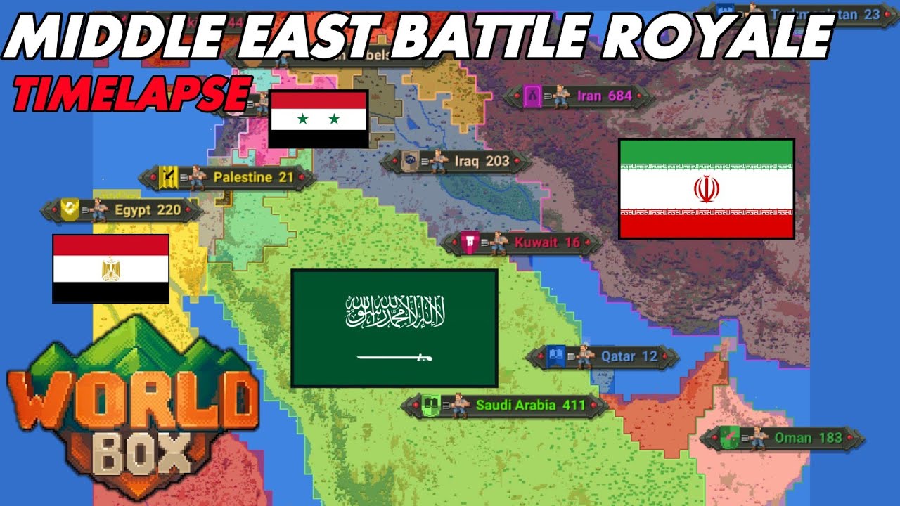 Middle East Battle Royale! [WorldBox] - YouTube