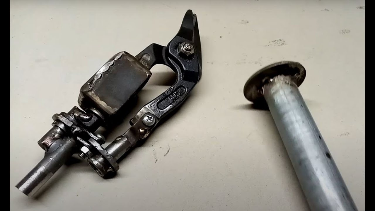 homemade sheet metal cutter attachment for drill diy sheet metal cutter ...