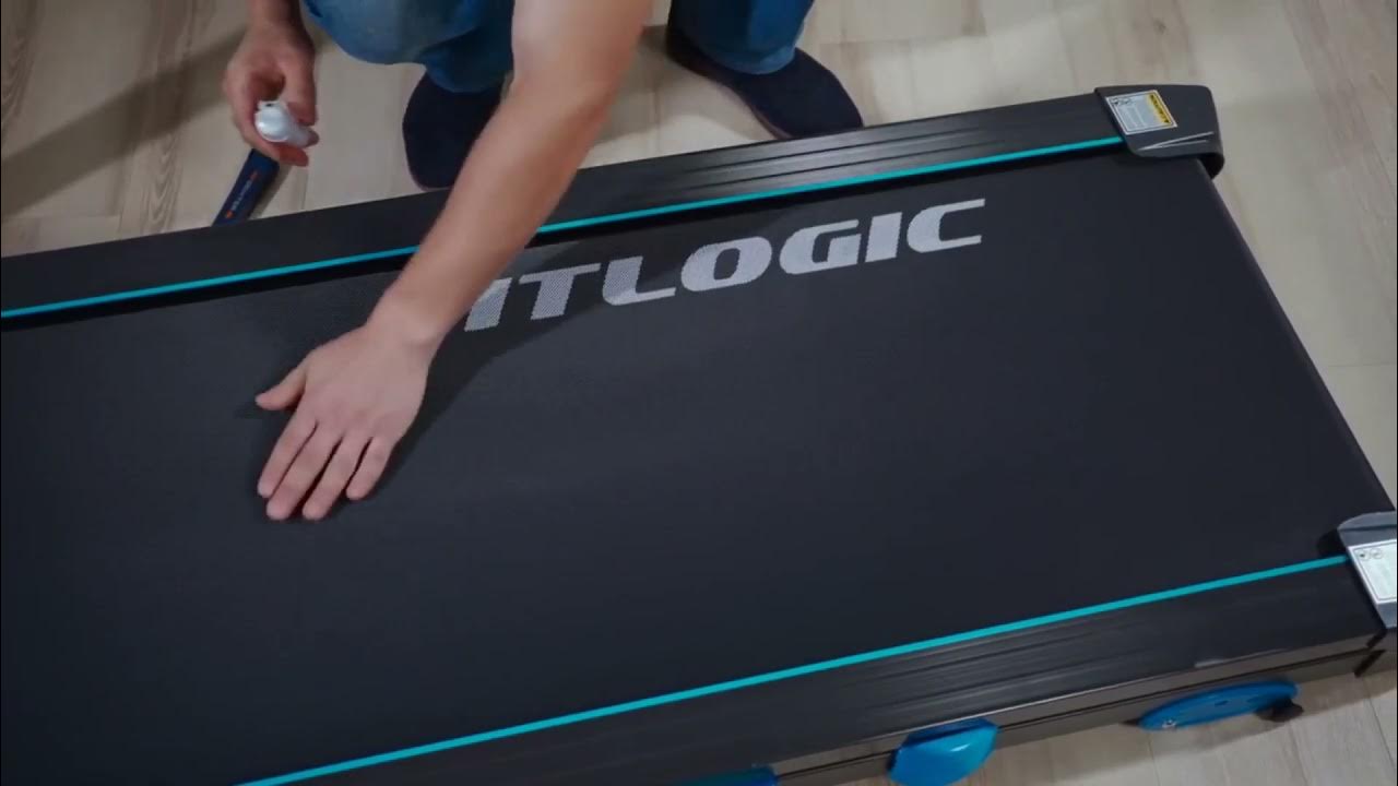 Бігова доріжка Fitlogic ET1601 з унікальним дизайном та Bluetooth - YouTube