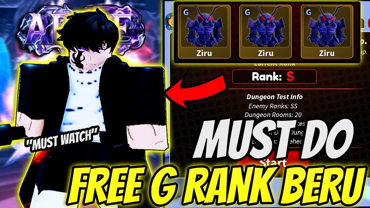 You *NEED* To Do This To Get A FREE G Rank Beru In Arise Crossover ...