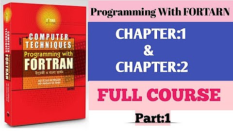 Computer Techniques programming with fortran - YouTube