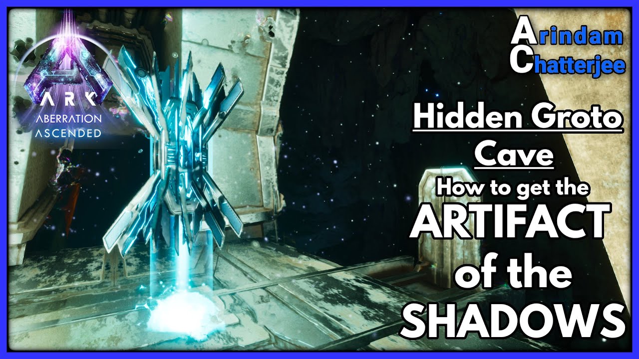 ARK Ascended Aberration - ARTIFACT OF SHADOWS from Hidden Groto Cave ...