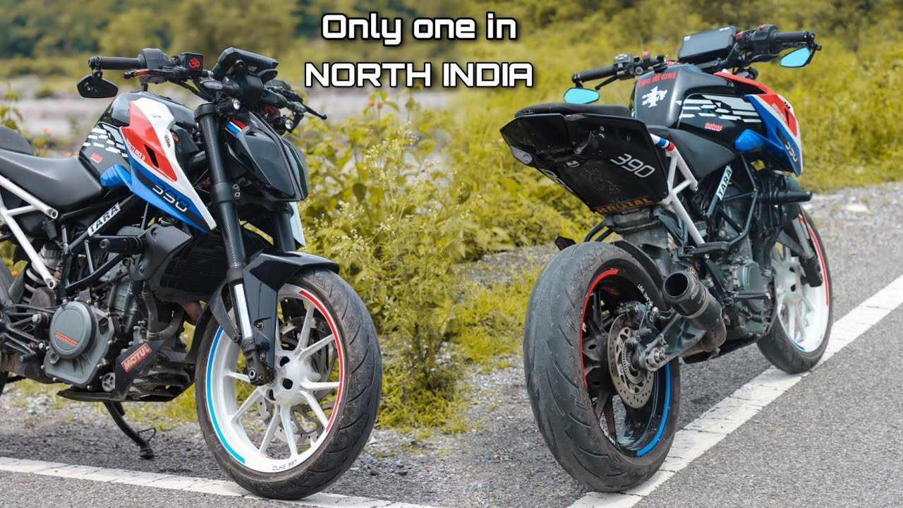 MOST modified & Loaded KTM DUKE 390 of North India| Super Duke kit ...