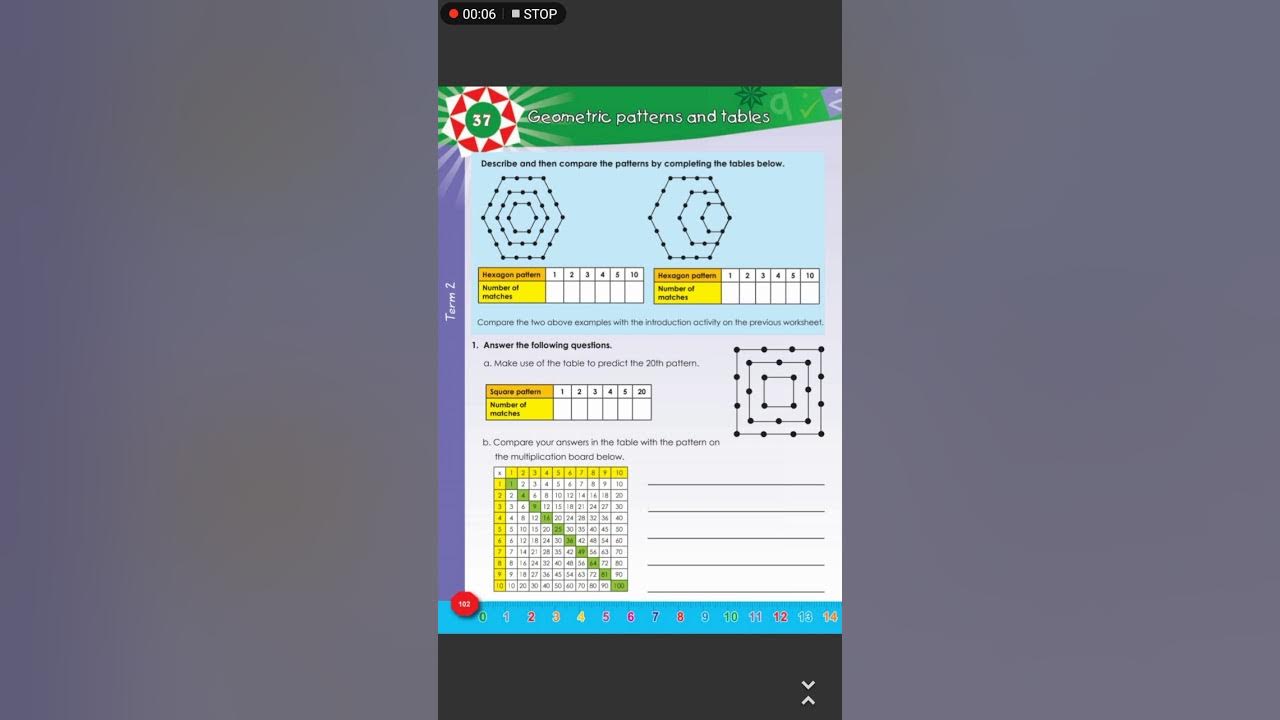 Grade 6 Maths-Geometric patterns - YouTube