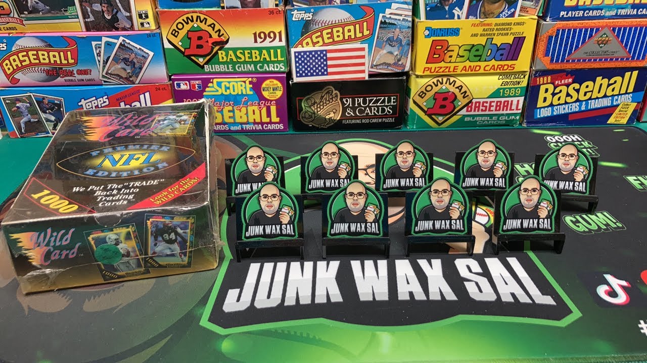 Wednesday Night Junk Wax - 1991 Wild Card NFL Football Box - YouTube