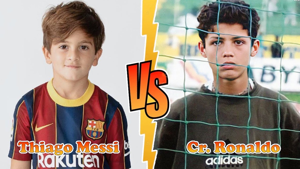 Cristiano Ronaldo VS Thiago Messi (Messi's Son) Transformation ★ From ...