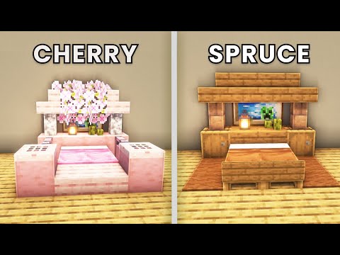 Minecraft: 3 Bed Designs (Easy) - YouTube