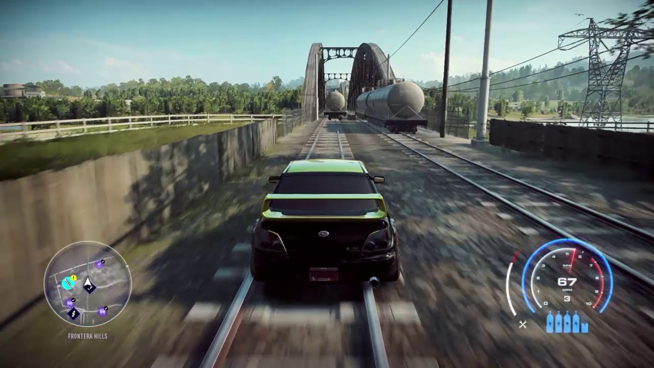 Exploring the Train Tracks in NFS Heat - YouTube