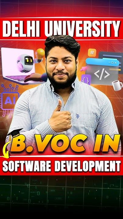 Delhi University B.Voc In Software Development 🤩💯 #shorts - YouTube
