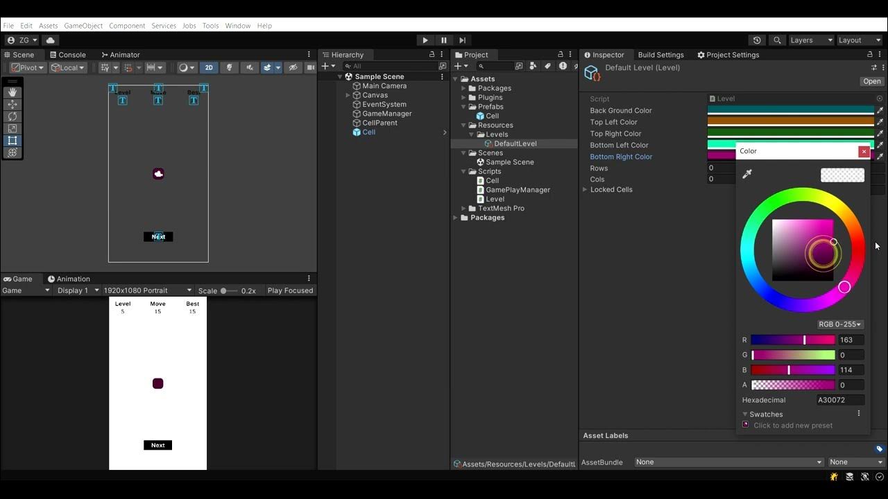 Mastering Unity: Color Switch Project Tutorial #03 - Scriptable Objects, Optimization, Level ...