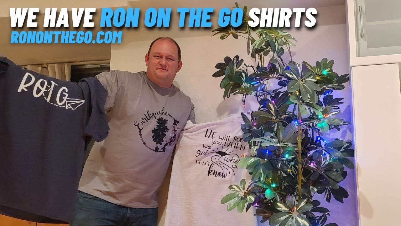 RON ON THE GO MERCH WE GOT SHIRTS AND MORE TO COME CHECK IT OUT - YouTube