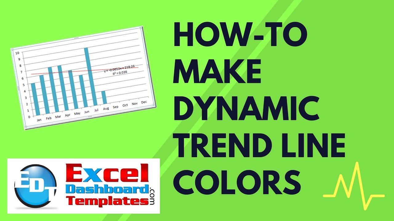 How-to Make Dynamic Excel Trend Line Colors - YouTube