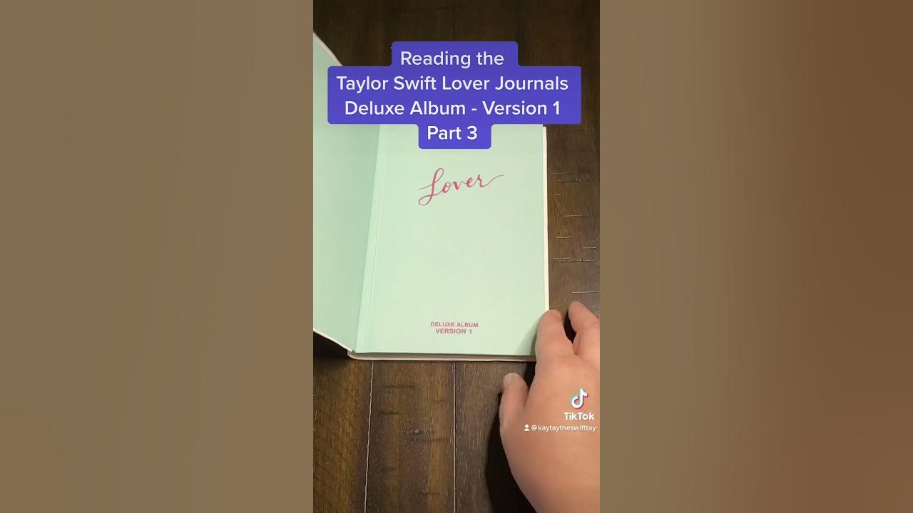 Reading the Taylor Swift Lover Journals - Part 3 - YouTube
