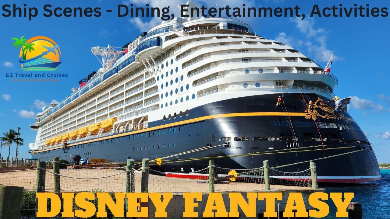 Disney Fantasy Scenes of Ship, Dining, Entertainment 7 Night Eastern ...