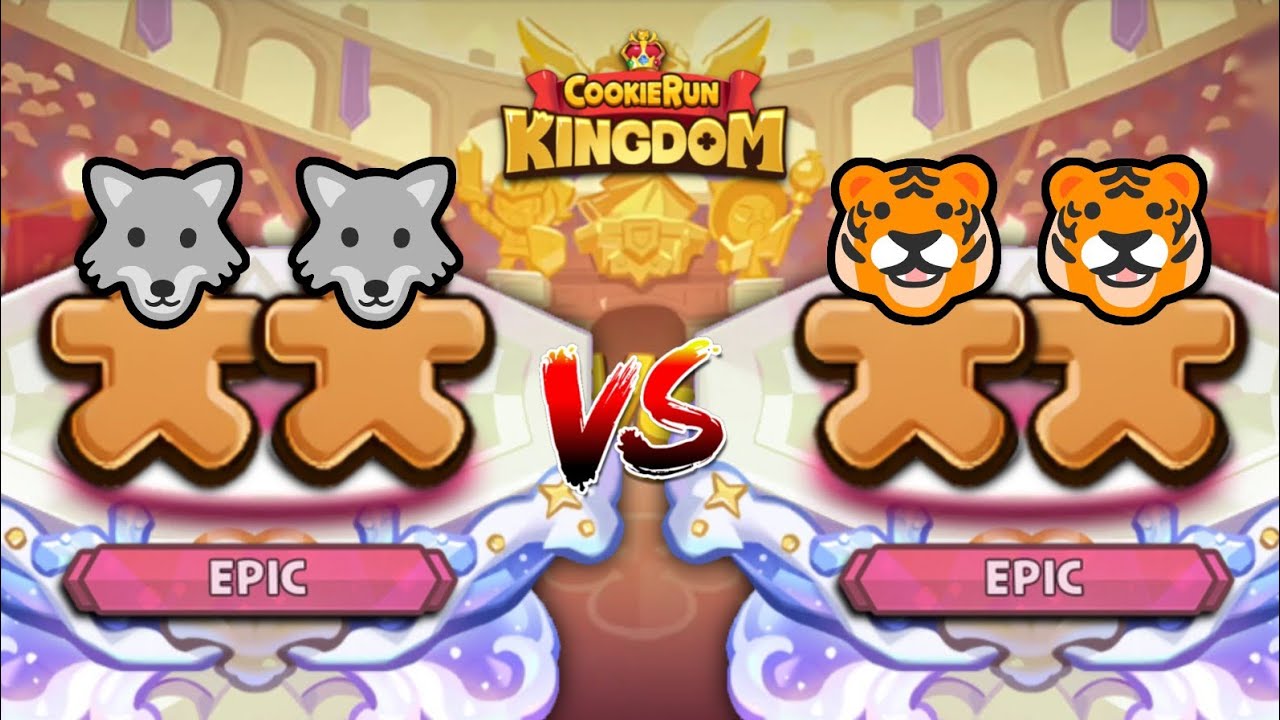 duo wolf cookies 🐺 vs duo tiger cookies 🐯 - YouTube