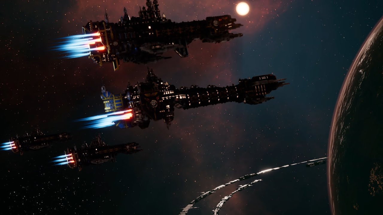 Ultramarines vs Necrons - Classic Battle - Battlefleet Gothic Armada 2 ...