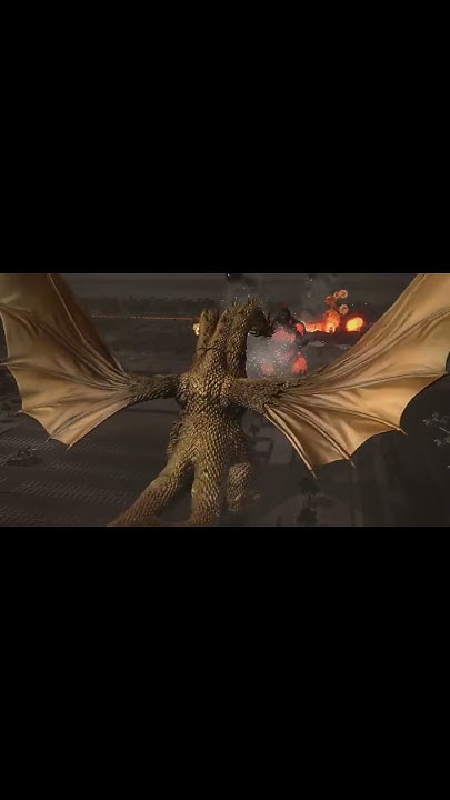 Burning Godzilla vs King Ghidorah - YouTube