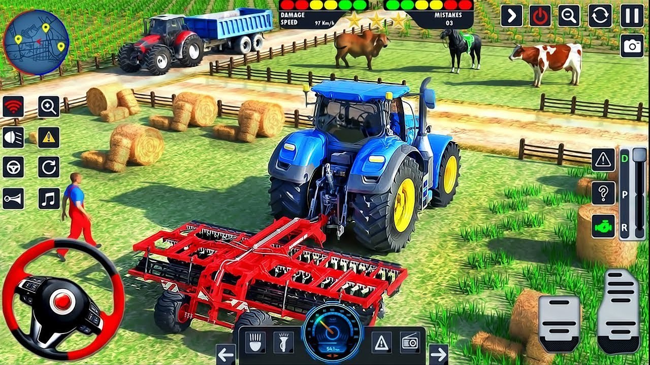 Real Tractor Driving Simulator – Ultimate Farming Adventure! Android ...