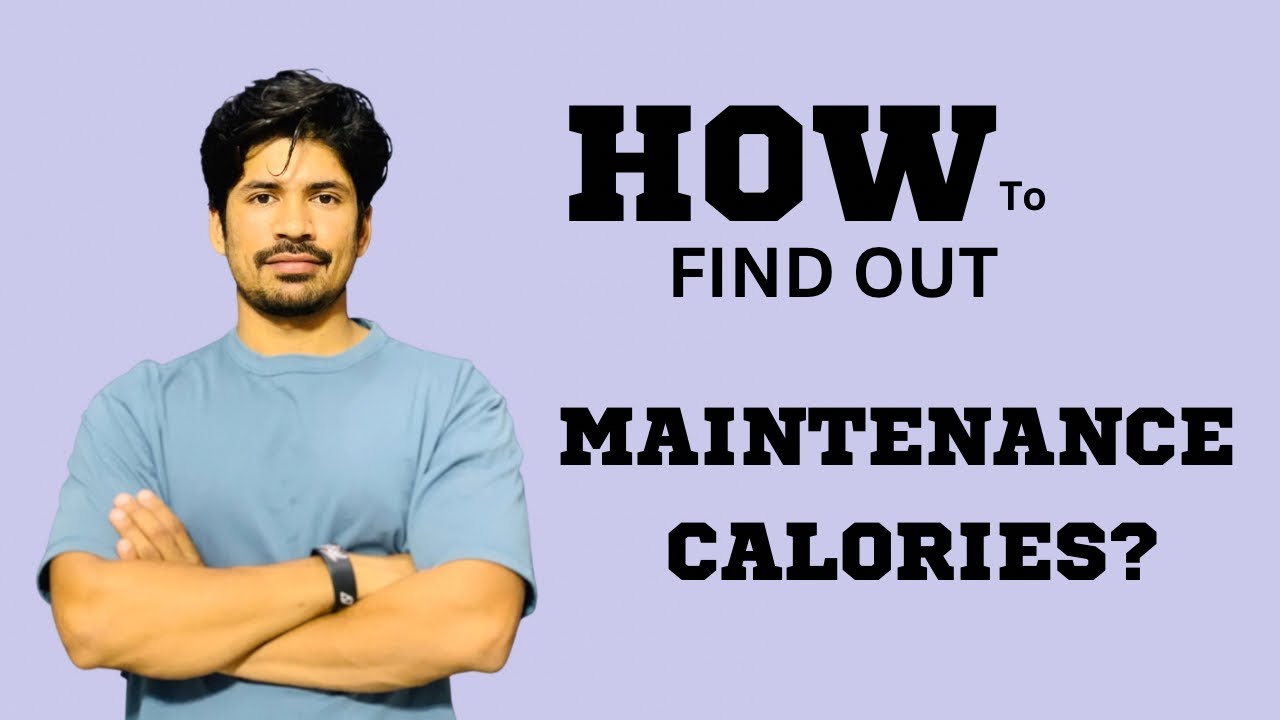 how to find out the maintenance calories | formula | Manual - YouTube