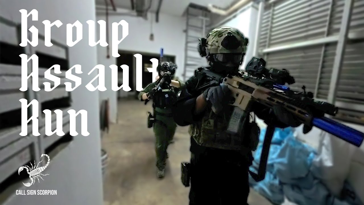 Group Assault Run - Daggers CQB Training - YouTube
