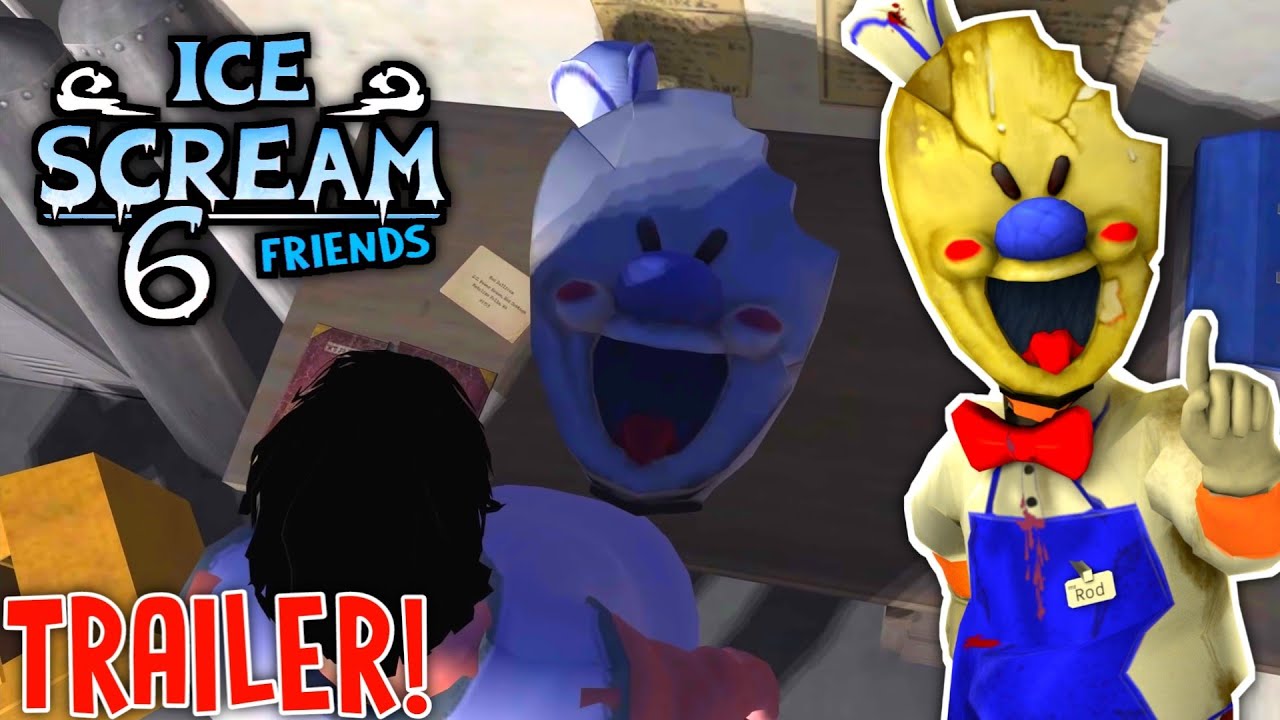 REAGIAMO al NUOVO TRAILER di ICE SCREAM 6 😃 La STORIA di ROD [Gameplay ...