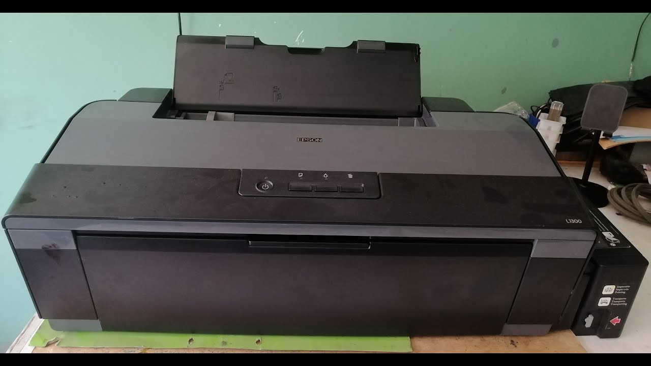 Epson L 1300 Derrame de tinta, limpieza de almohadillas - YouTube